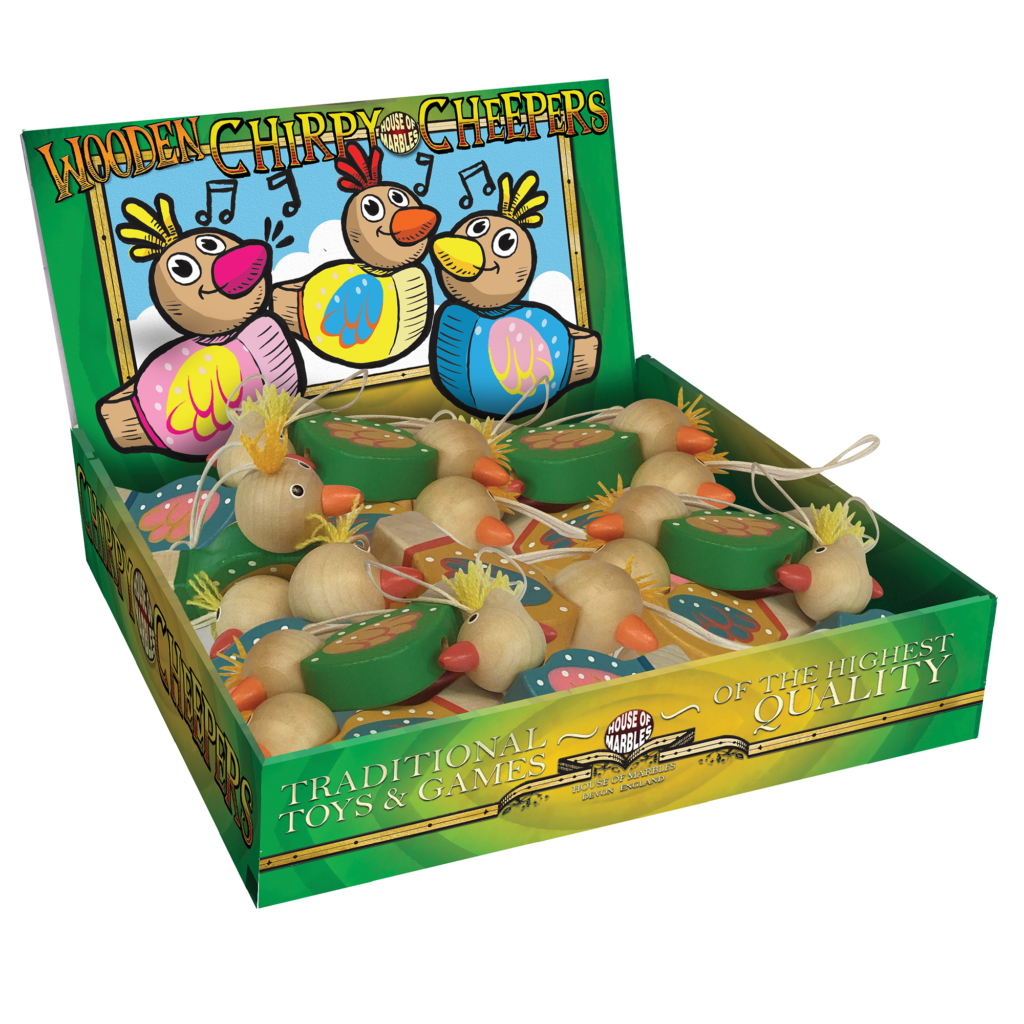Wooden Chirpy Cheepers - Froschkönig GmbH